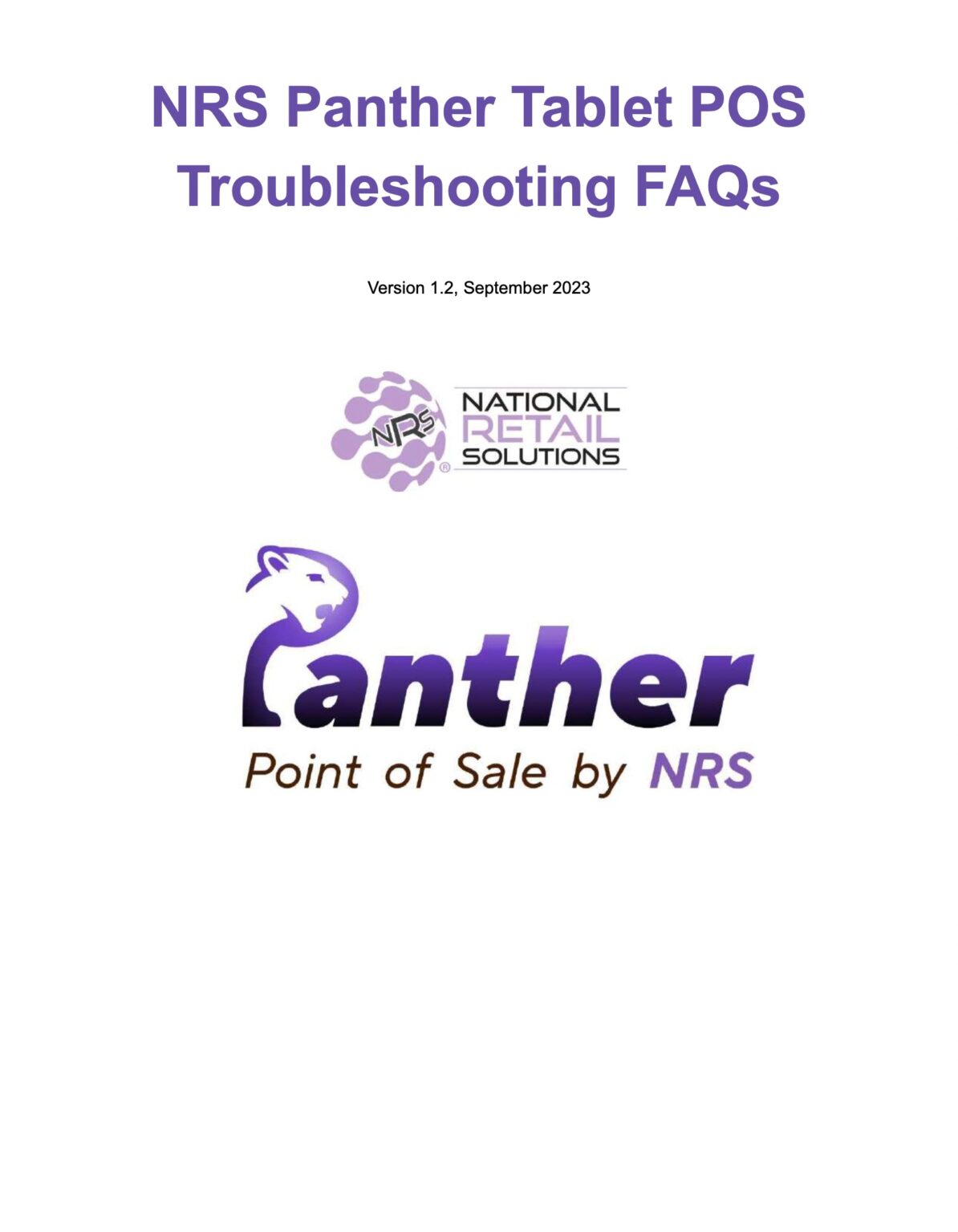 Panther Tablet POS - CampNRS